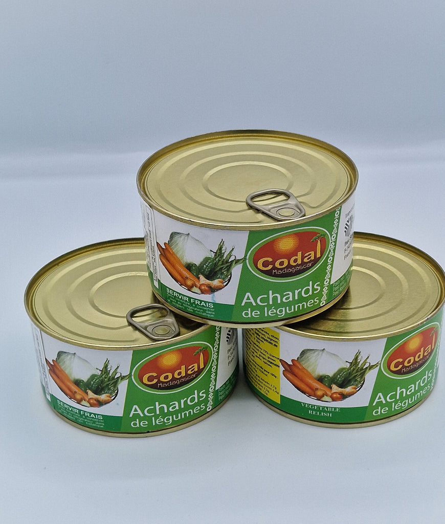 Achards de légumes - Codal - Conserve 130g , bocal 200g – Moramoravenue