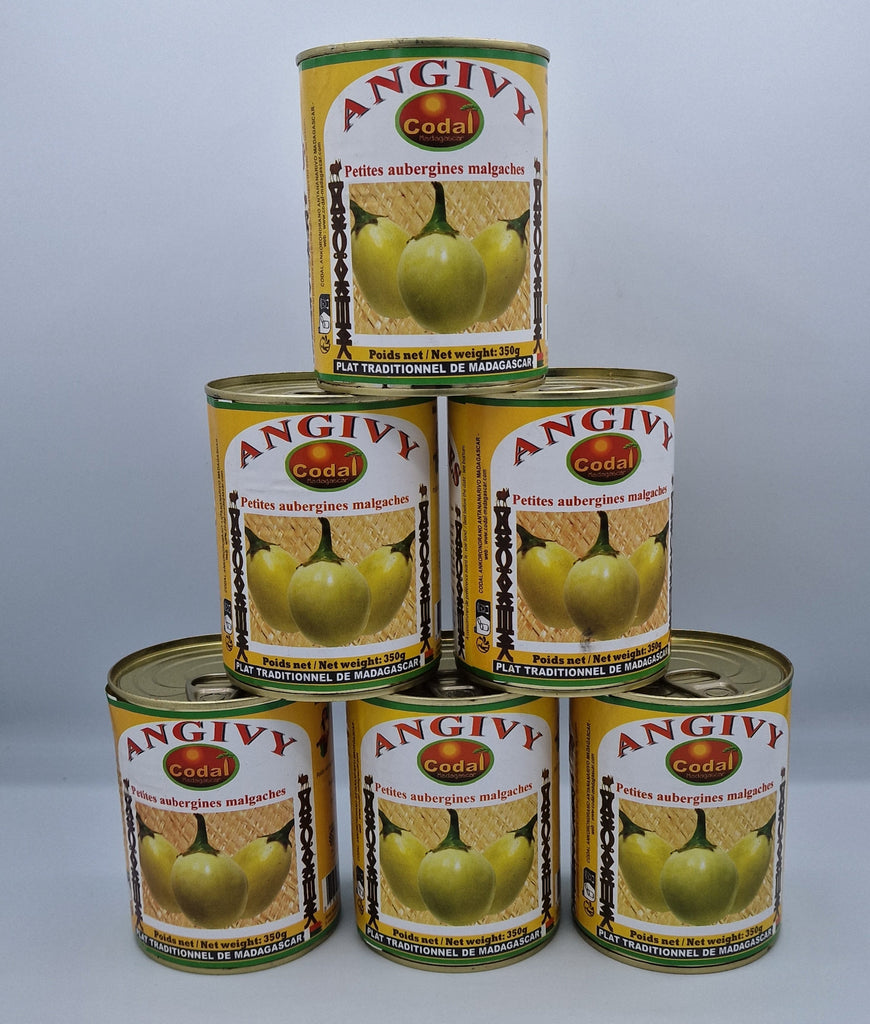 PETITES AUBERGINES DE MADAGASCAR -ANGIVY- Conserve 350g – Moramoravenue