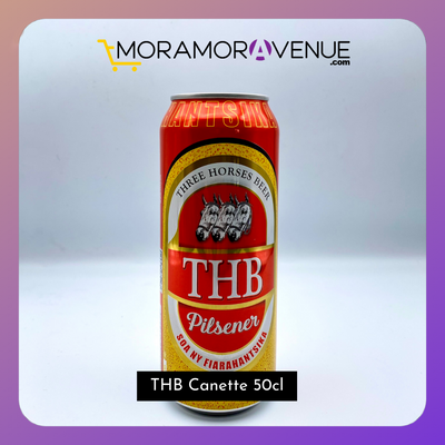 Bière THB de Madagascar - Bouteille 65cl ou Canette 33 cl – Moramoravenue