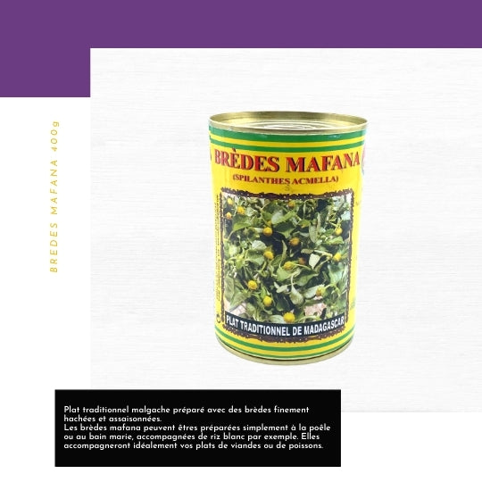 Brèdes Mafane de Madagascar - Codal - Conserve 400 g – Moramoravenue