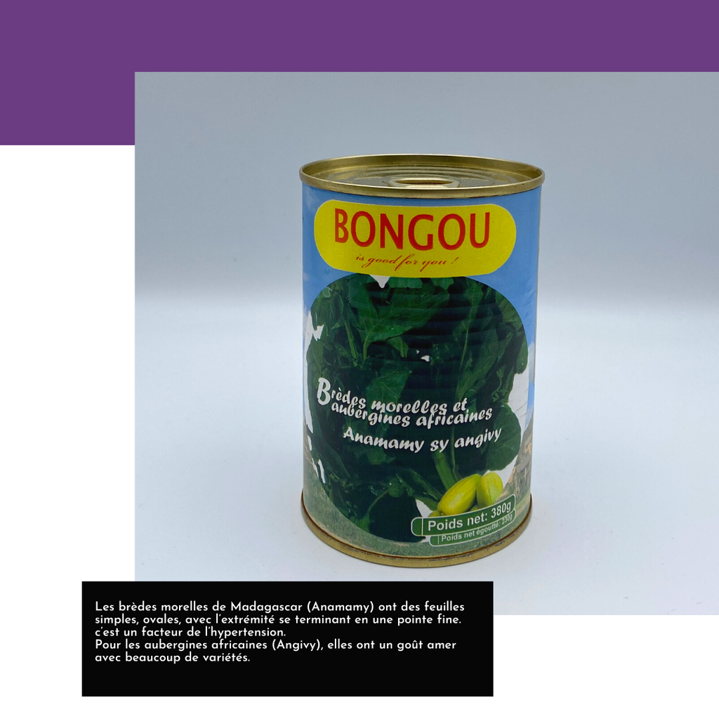 Brèdes morelles et aubergines africaines (Anamamy sy Angivy) Bongou ...